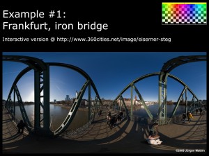 Reprojecting equirectangular images, examples – PanoTwins