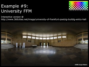 Reprojecting equirectangular images, examples – PanoTwins